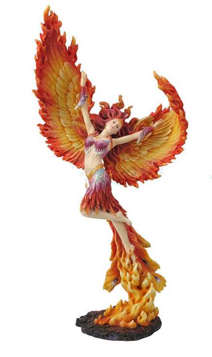 - Beautiful, Large Lady Phoenix Statue #WU76616AA