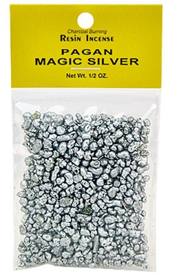 - PAGAN MAGIC SILVER RESIN INCENSE - 1/2 OZ. #RI-PMSRI