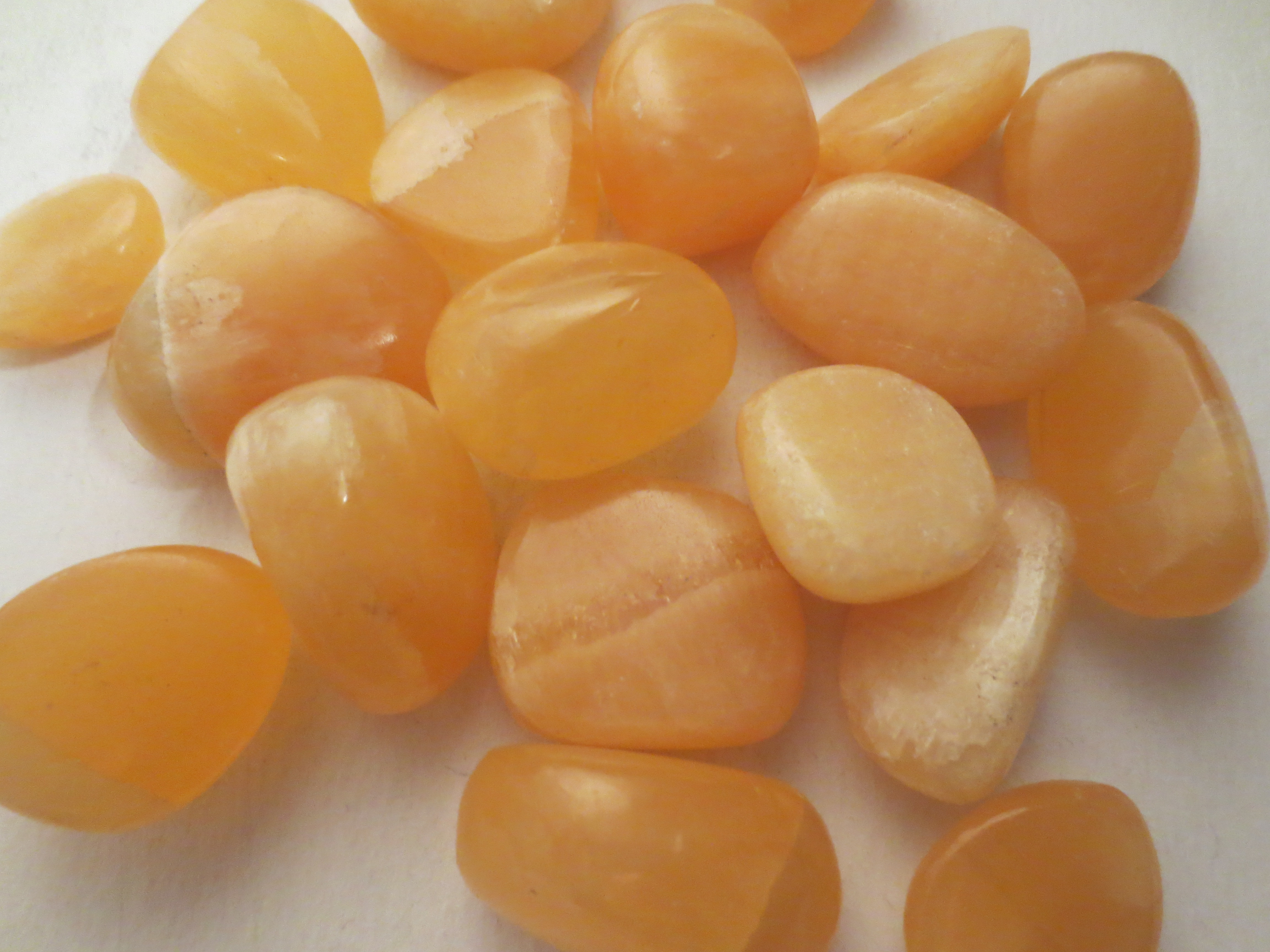 - Calcite Orange, Tumbled and Polished #TP-OCA